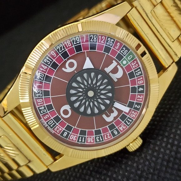 Fortis | Accessories | Vintage 972 Roulette Table Manual Mens Gold ...